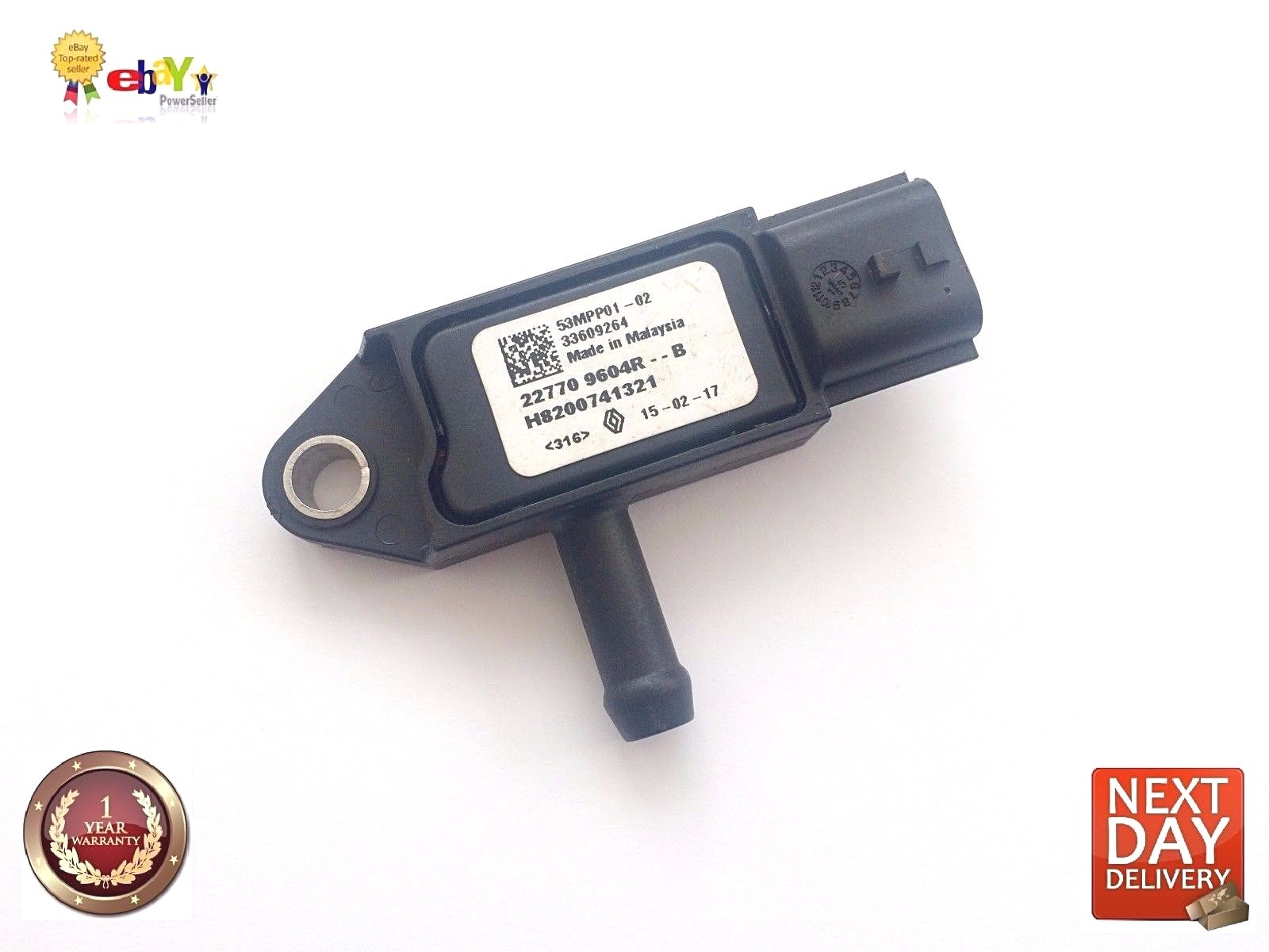 DPF EXHAUST DIFFERENTIAL PRESSURE SENSOR PIPE for NISSAN RENAULT 1.5 1. ...