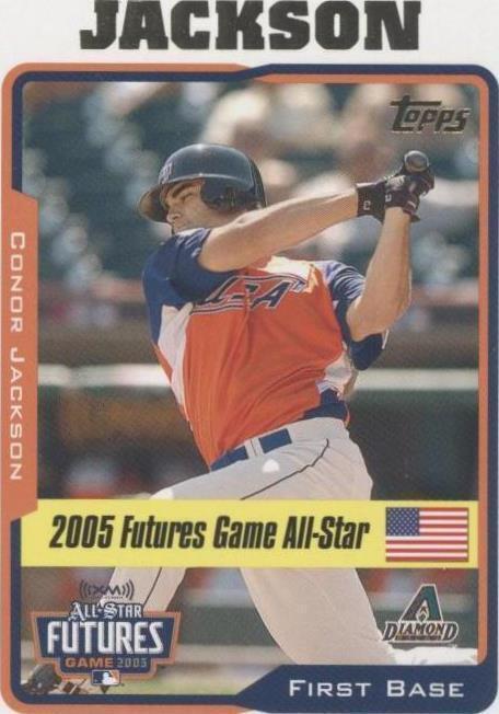 2005 Topps Updates & Highlights - Futures Game Conor Jackson #UH214 for ...