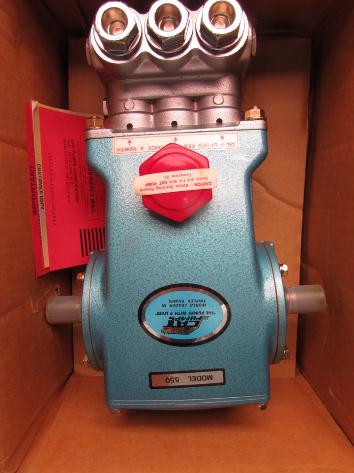 CAT PUMP MODEL 550 , 5 GPM / 3000 PSI, BELT DRIVE , NEW IN BOX! MAKE ...
