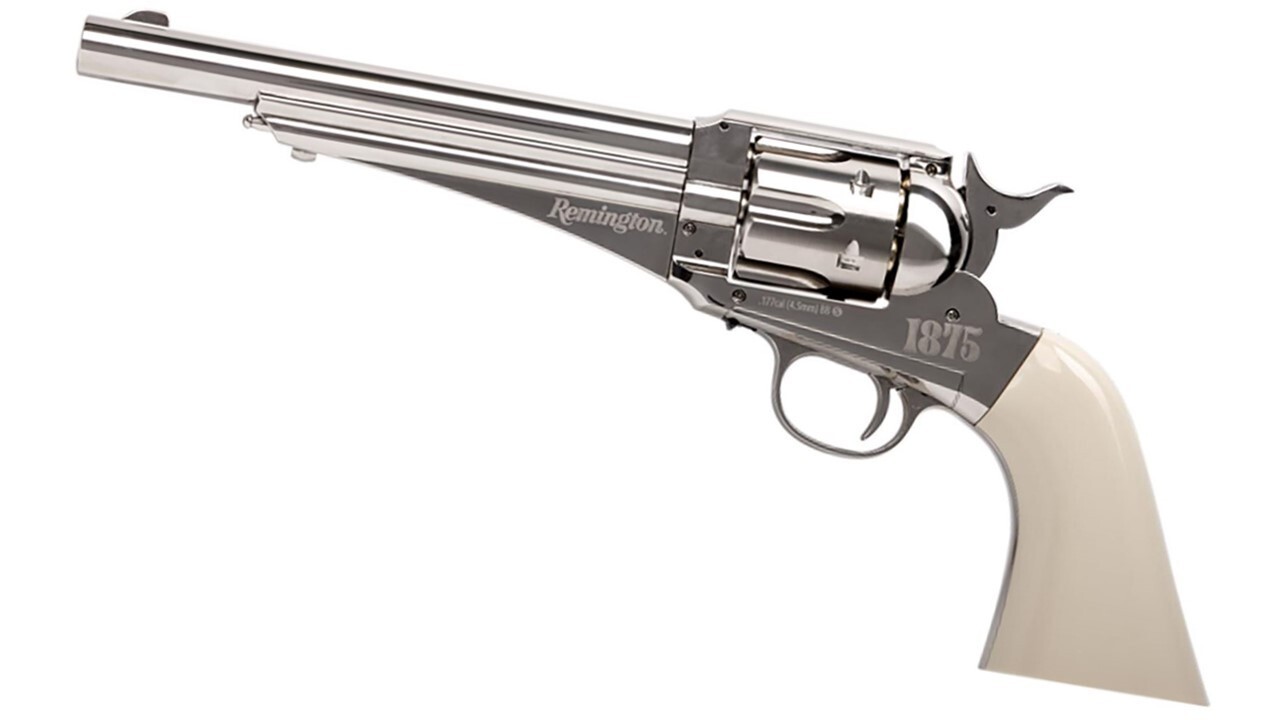 Remington 1875 CO2 Powered Air Pistol BB & Pellet Single Action ...