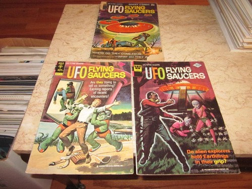 UFO Flying Saucers 3 issues #1, 4 & 12 | eBay