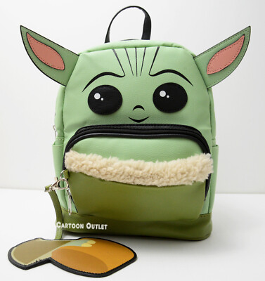 Baby Yoda Mini Faux Leather Backpack Disney Star Wars The Mandalorian ...