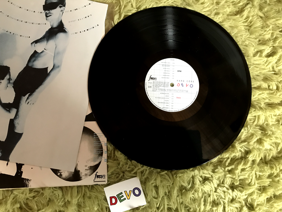 DEVO HARD CORE '90 LP france hardcore '74-77 demos RARE fan club ...