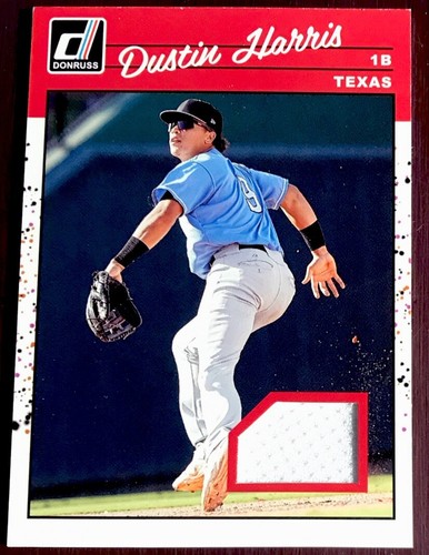 2023 Panini Donruss DUSTIN HARRIS Retro 1990 Materials #90M-DH -Big ...