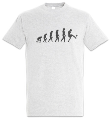 Football Evolution T-Shirt Human Soccer Fun Player Training Sports ...