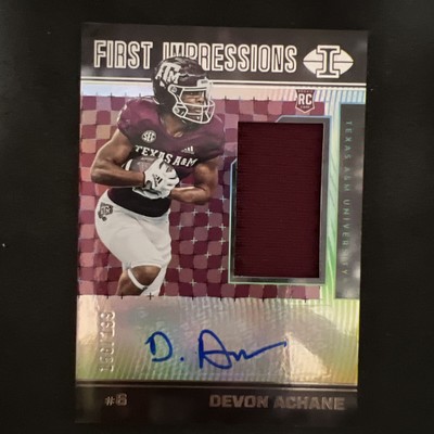 Devon Achane 2023 Chronicles Draft Picks First Impressions Auto 156/199 ...