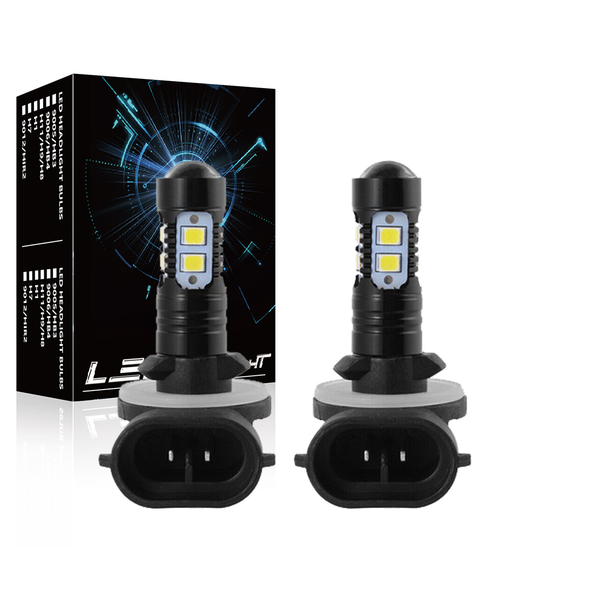 Bright LED Headlight Bulbs for Kubota RTV1140 RTV900 many models side ...