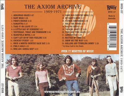 Axiom Archive 1969-1971 by Axiom (CD, 2004) for sale online | eBay ...