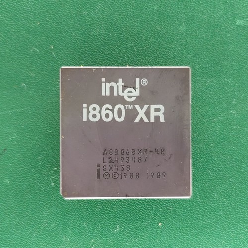 1 CPU INTEL I 860 XR A80860XR VINTAGE CERAMIC CPU FOR GOLD SCRAP ...