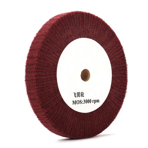 4/5/8/10/12" Nylon Fiber Flap Wheel Non-woven Scouring Pad 25mm Thick ...