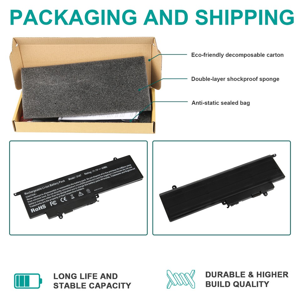 GK5KY Battery For Dell Inspiron 11 3000Serie 3147 3153 15 7000 7558 ...