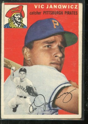 1954 TOPPS #16 VIC JANOWICZ PIRATES EX E012222 | eBay