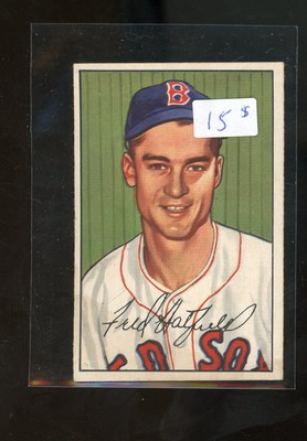 1952 Bowman #153 Fred Hatfield Baseball card AB-9847 | eBay