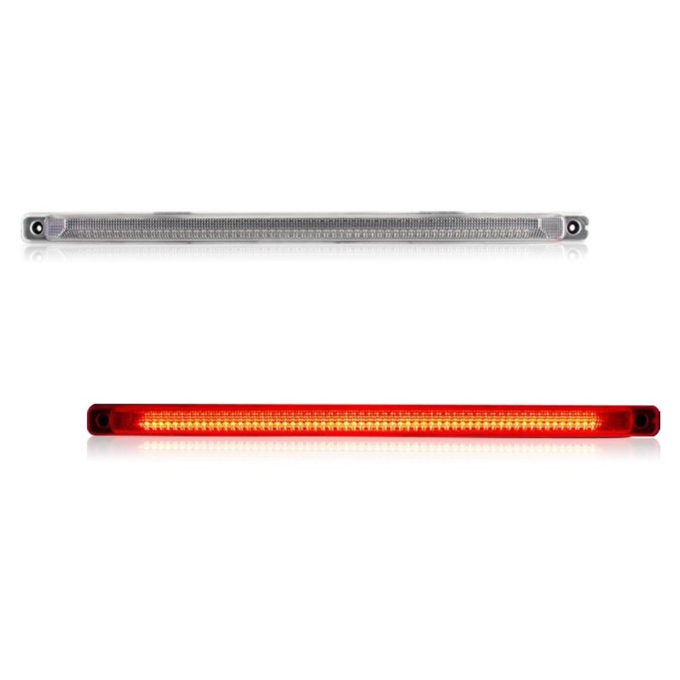 LED Clear Under Tailgate Tailgate Brake Lights For 2001-2014 SILVERADO ...