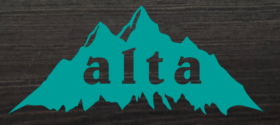 Alta Sticker Decal Utah Ski Mountain Deer Valley Brighton Snowbird Park ...