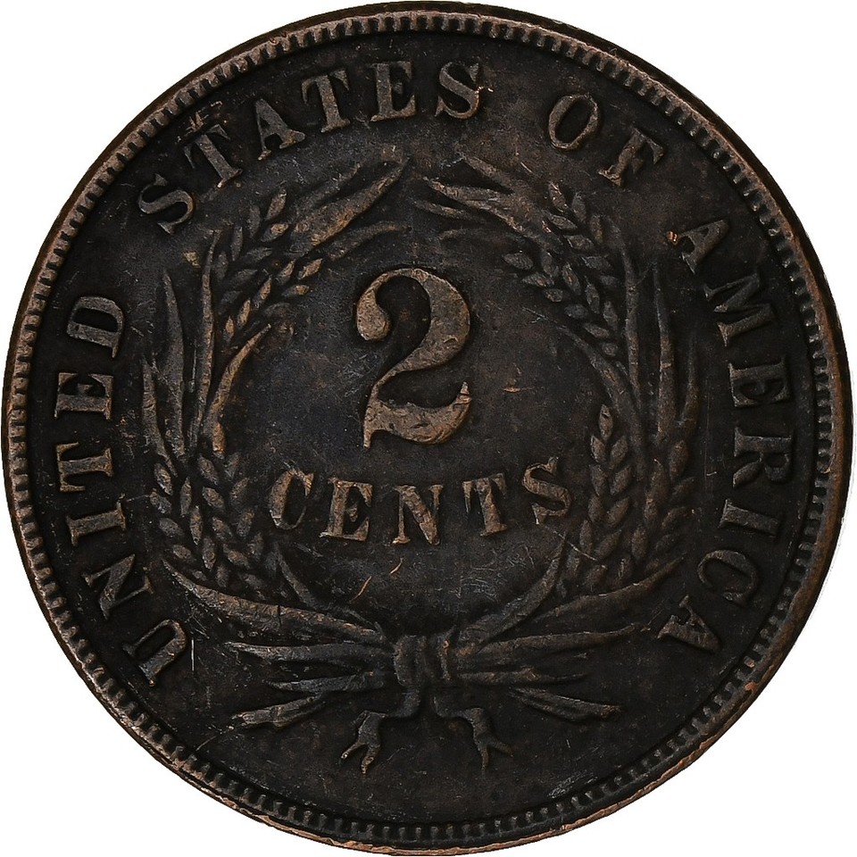 [#1307615] United States, 2 Cents, Union Shield, 1867, Philadelphia ...