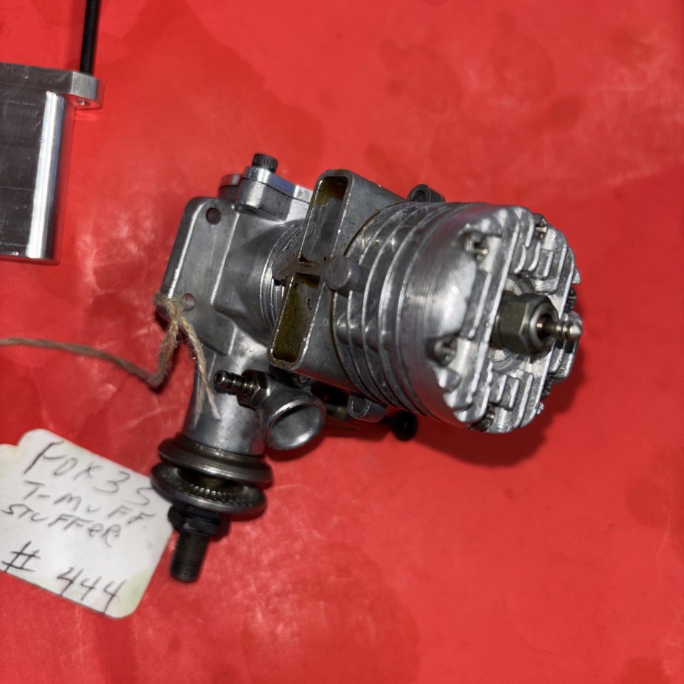 FOX 40th ANNIVERSARY 35 C/L ENGINE COMPLETE WITH TONGUE MUFFLER # 444 ...