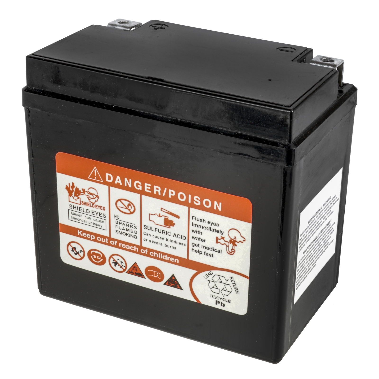 Caltric AGM Battery for KTM 450 SX / 505 SX 2008 - 2012 / 12V 6Ah CCA ...