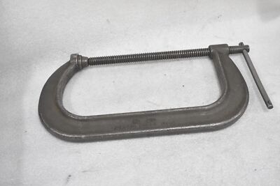 WRIGHT NUMBER 40 FORGED STEEL HEAVY DUTY 10" INCH C-CLAMP, MADE IN USA ...