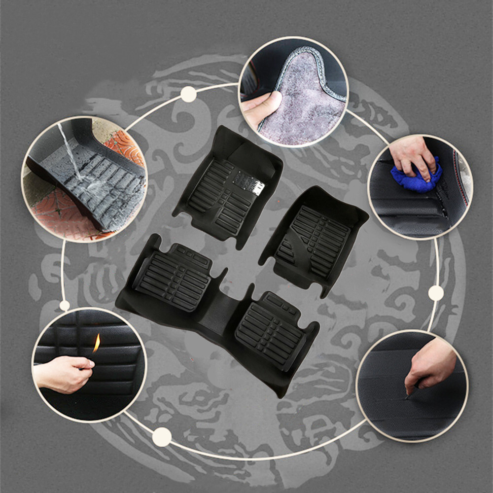 Floor Carpet Mats, Car Liner Custom Fit For Toyota RAV4 2013 2014 2015 ...