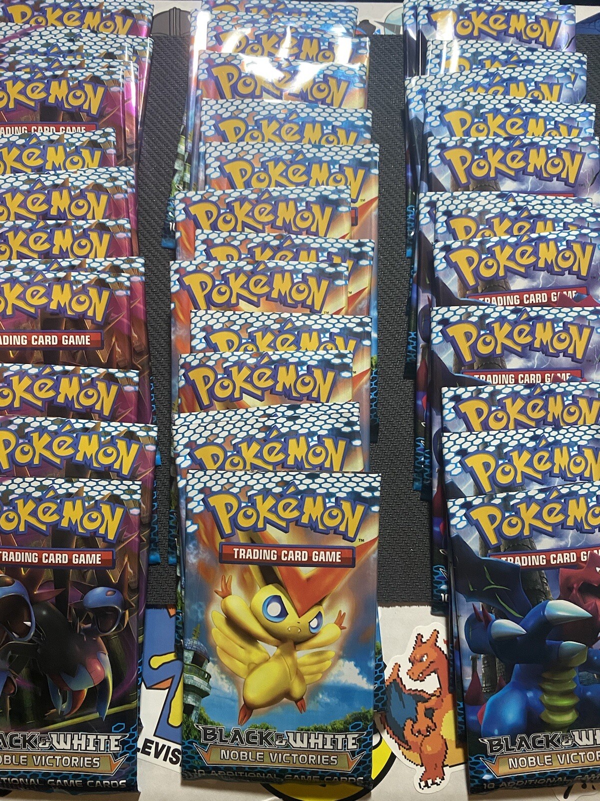 ⚫️⚪️ 4 Noble Victories Black & White Packs W/ Cases! Empty Pokémon ...