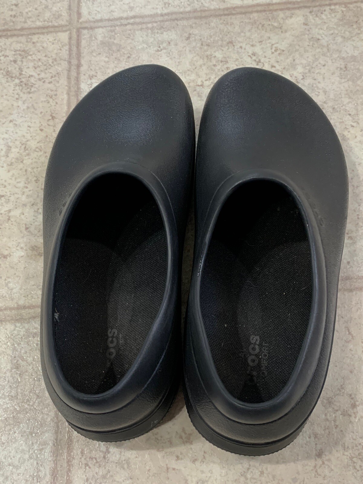 Crocs Men's 9 On The Clock LiteRide Work Slip-On Clog… - Gem