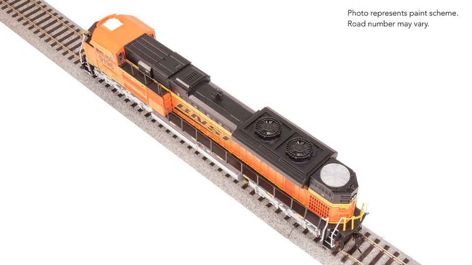 Broadway Limited 8670 BNSF SD70ACe #9196, Swoosh Scheme, Paragon4 Sound ...