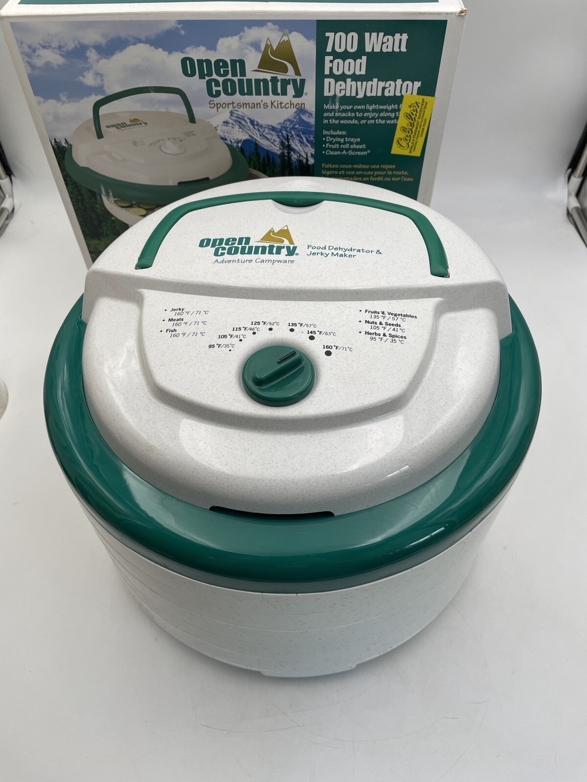 Open Country FD-75SK 700W Food Dehydrator Jerky Maker | eBay