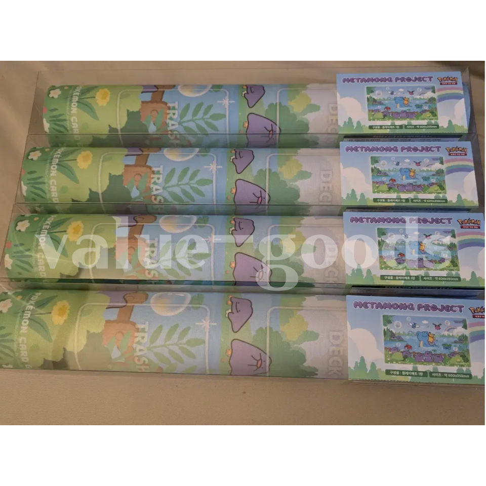 Pokemon Card Game Ditto Metamong Lapras Playmat Sealed Korean Promo ...