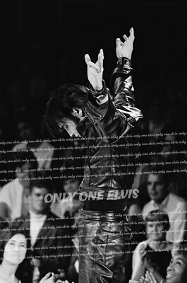 ELVIS PRESLEY on TELEVISION 1968 Photo NBC COMEBACK SPECIAL Rare NEW ...