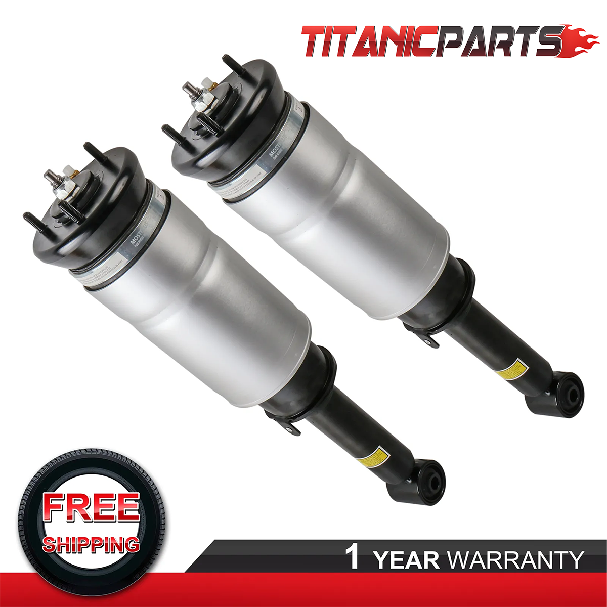 Front Air Suspension Struts For Land Rover Range Rover LR3 LR4 Left ...