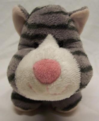 Russ FUNNY CUTE GRAY TABBY CAT 8" Plush STUFFED ANIMAL Toy | eBay