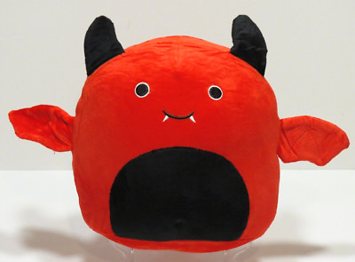 Squishmallow Plush Dante The 8" Red Devil Bat Halloween Stuffed Animal ...