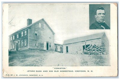 c1905 Coniston Jethro Bass Old Homestead Exterior Croydon New Hampshire ...