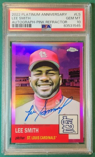 2022 Topps Chrome Platinum Anniversary - Chrome Platinum Autographs Lee ...