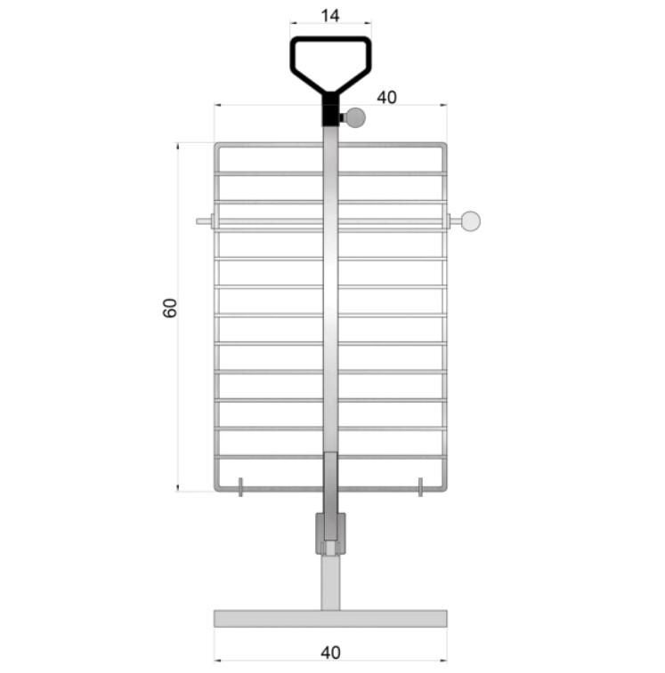 Argentine Grill, Iron Book Stake, Cross Grill, Argentine Gaucho Grill ...