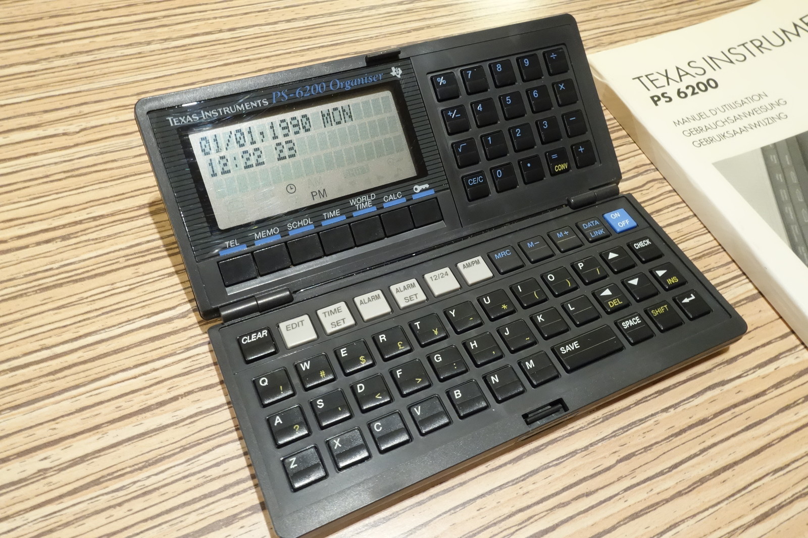 Taschenrechner / PS 6200 Texas Instruments Datenbank Organizer ...