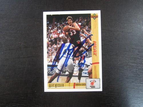 1991-92 Upper Deck # 194 Alex Kessler Autograph Signed Auto Card (M2 ...