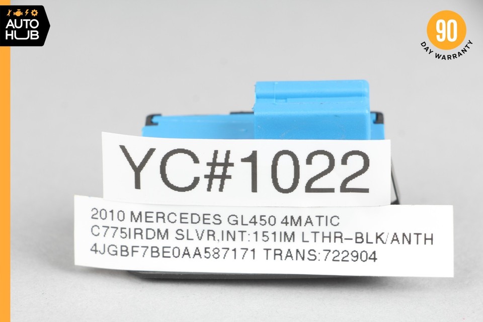 06-12 Mercedes X164 GL450 GL550 3rd Row Seat Folding Power Switch ...