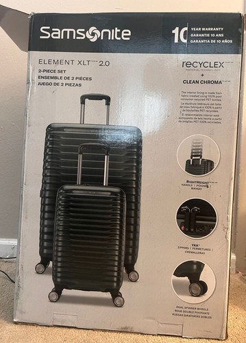 Samsonite Element XLT 2.0 2-piece Hardside Set Dark Green | eBay
