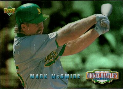 1994 Upper Deck Mantle's Long Shots #MM13 Mark McGwire Oakland ...