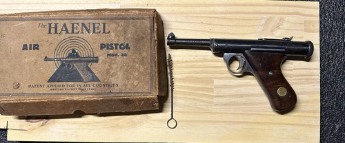 Vintage Haenel Model 28 177 Caliber Pellet Air Pistol w/ Original Box ...