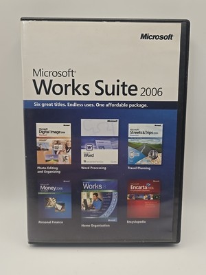 Microsoft Works Suite 2006 5 CDs in Original Case W/ Product Key | eBay