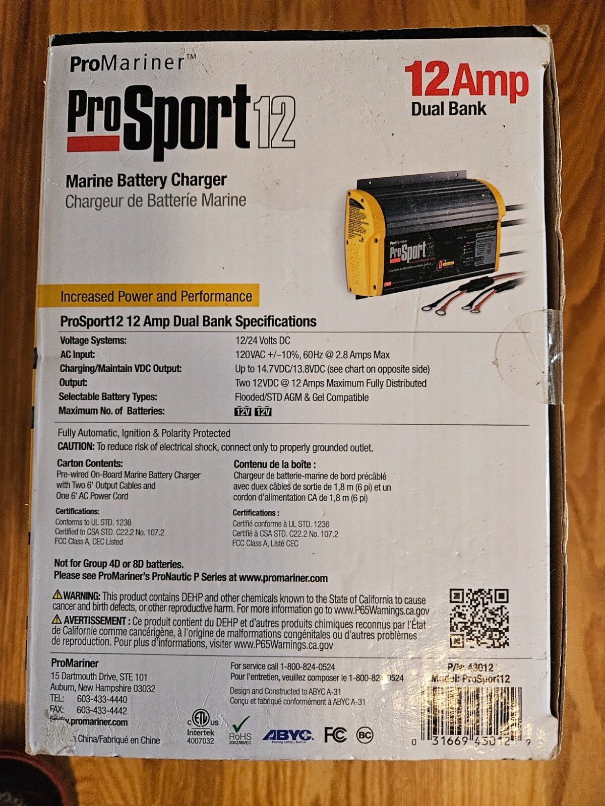 ProMariner 43012 ProSport 12V Marine Battery Charger for sale online | eBay