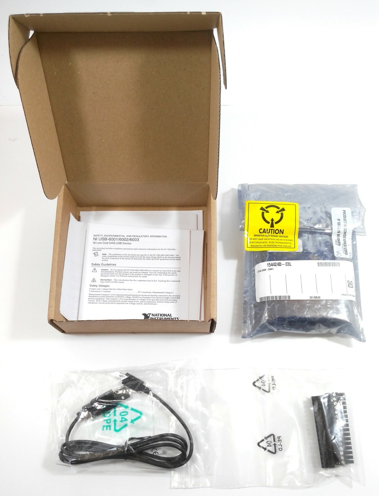National Instruments USB-6001 Multifunction I/O Device | eBay
