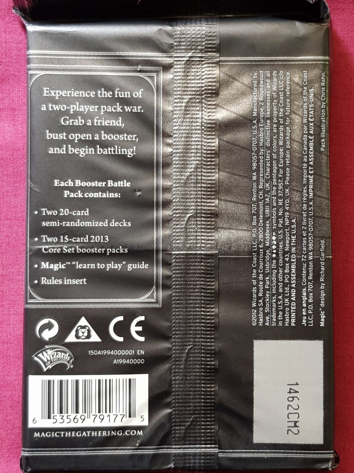 Magic The Gathering 2013 CORE SET M13 BOOSTER BATTLE PACK New Sealed ...