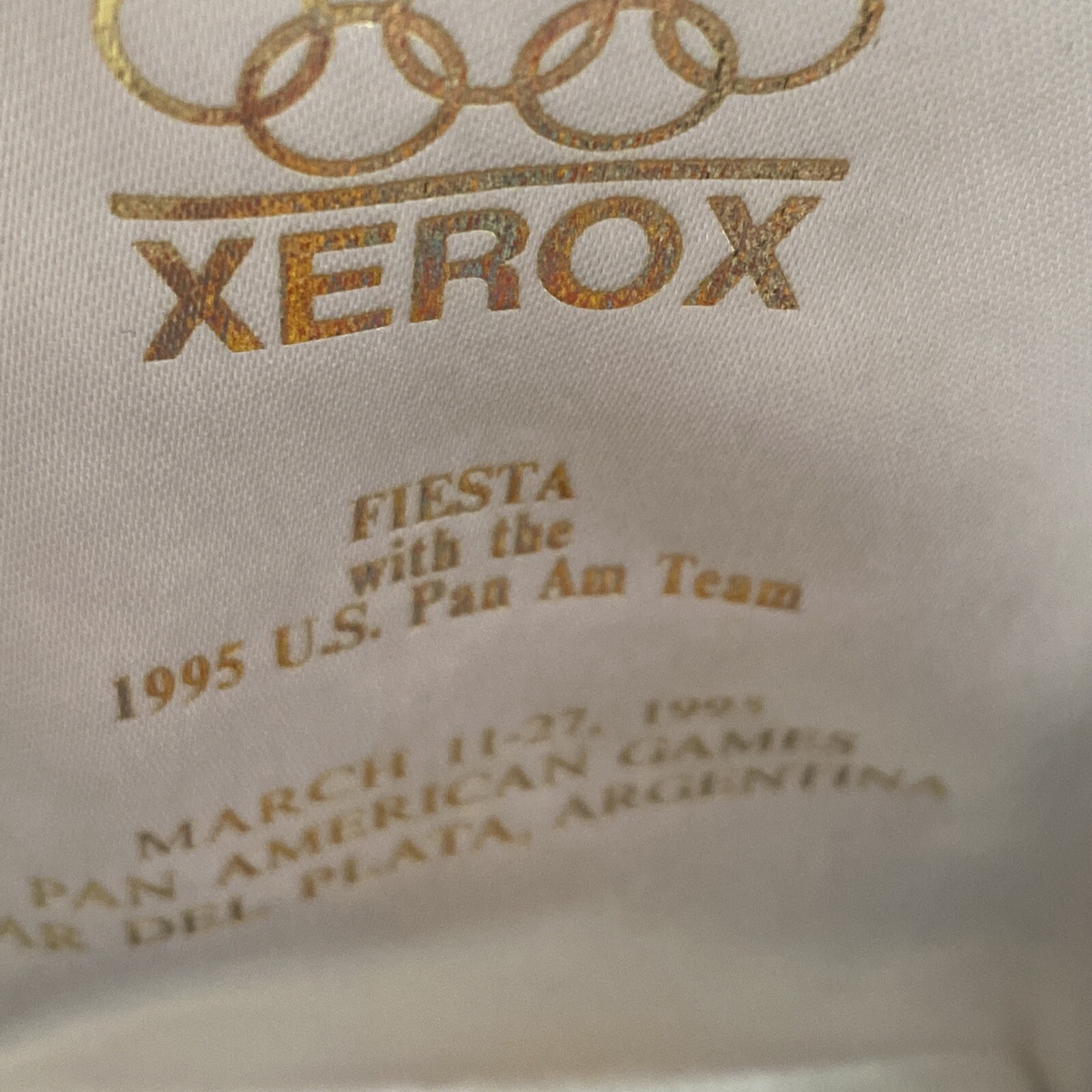USA Olympic Xerox Fiesta with the 1995 U.S. Pan Am Team Argentina | eBay