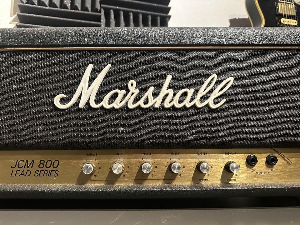 The Legendary Marshall JCM800 SUPER LEAD Tube Amp Head 50w With Master ...