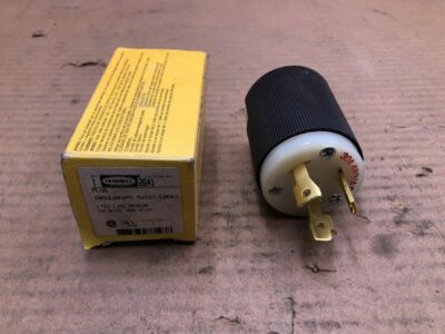 HUBBELL HBL2641 TWIST-LOCK PLUG 480V 30A 2P 3W L8-30P 2641 -NIB | eBay