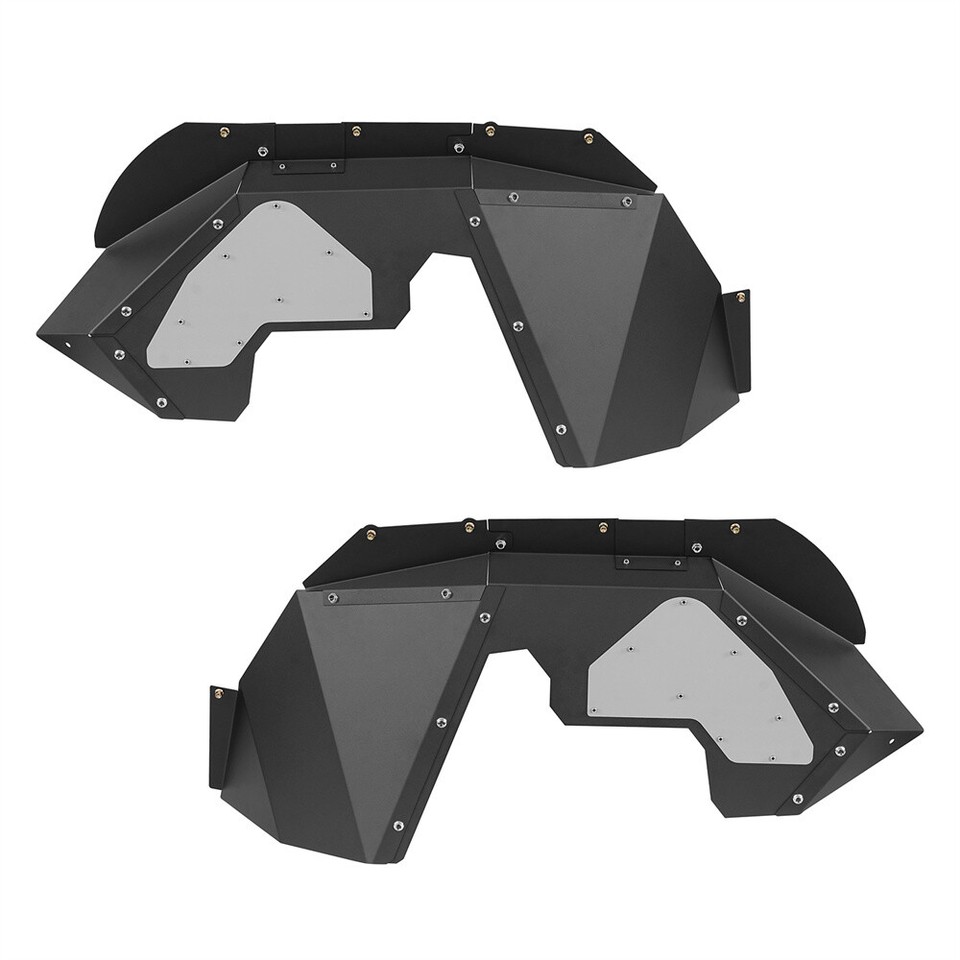 4Pcs Aluminum Front +Rear Inner Fender Liners For 2007-2018 Jeep ...